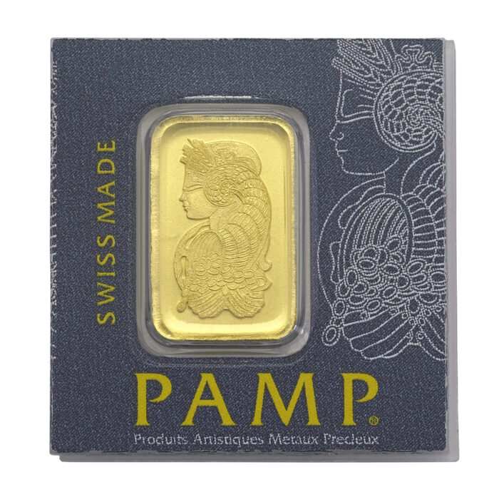 1g PAMP Gold Bar Multicard - Lois Bullion