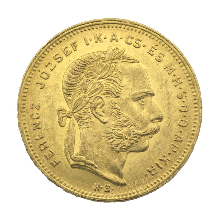 Best Value Hungarian Franz Joseph 20 Francs 8 Forint Gold Coin - Lois ...
