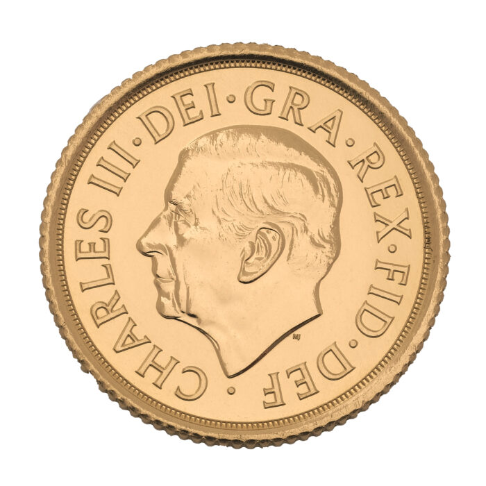 2022 Half Sovereign King Charles III Memorial Gold Coin - Lois Bullion