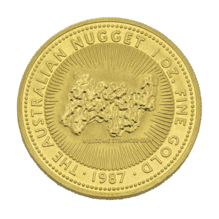 Best Value 1oz Australian Gold Nugget Coin - The Welcome Stranger ...