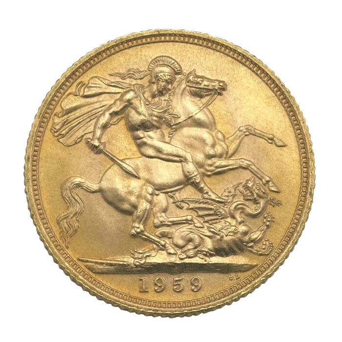 1959 Gold Sovereign Elizabeth II Young Head - Lois Bullion