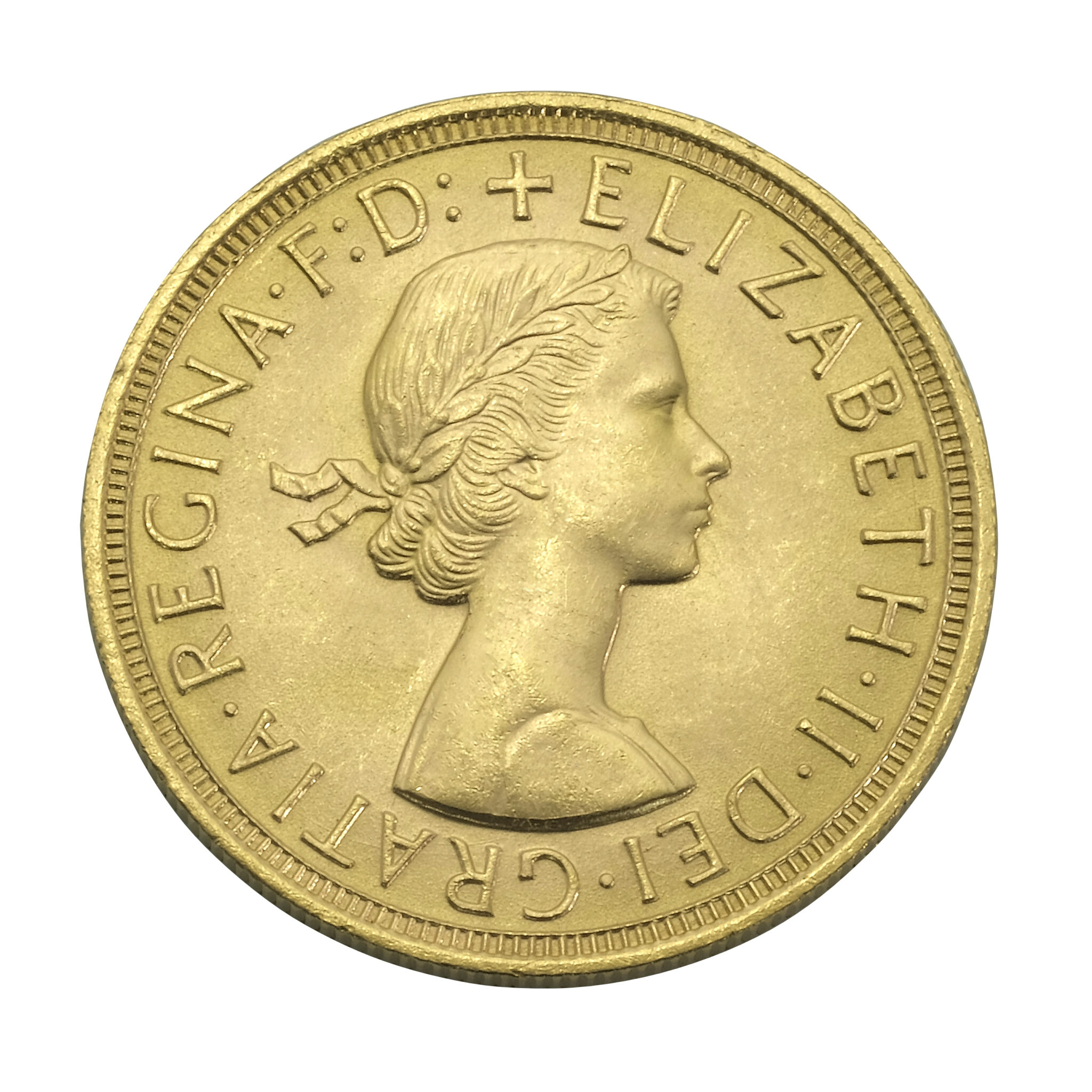 1957 Gold Full Sovereign Coin - Lois Bullion