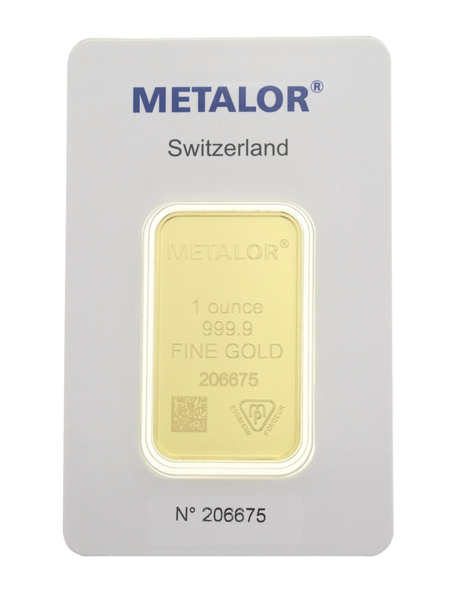 1oz Metalor Gold Bar - Lois Bullion